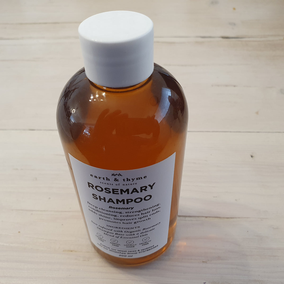 Herbal Rosemary Shampoo 200 mls – EARTH & THYME